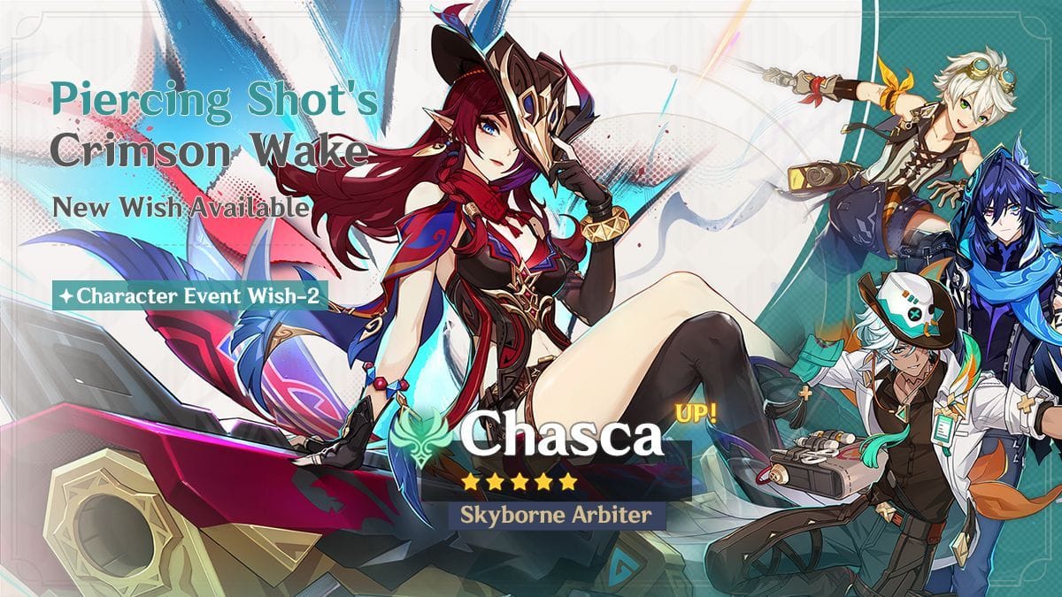 Time until Chasca rerun in Genshin Impact 5.8