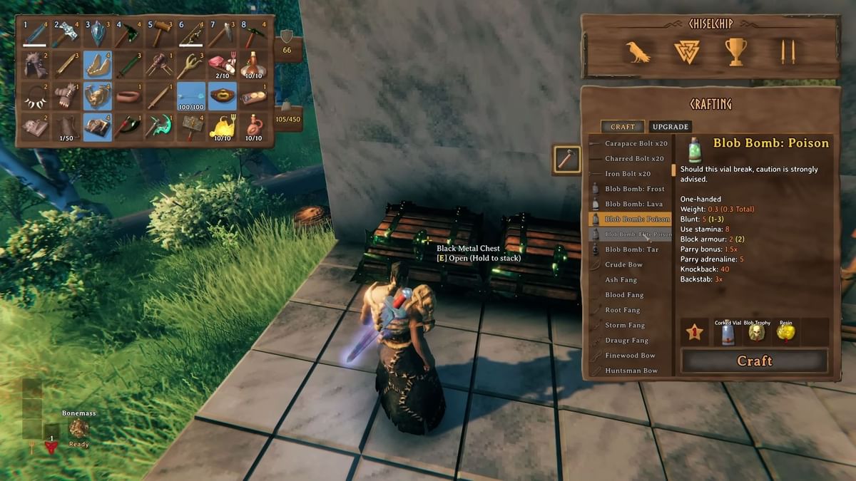 Valheim: All Blob Bombs, and how to get them