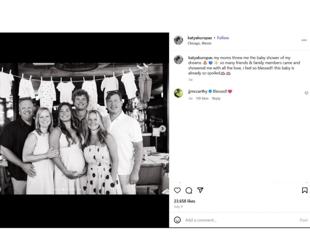 Katya Kuropas: "Soon to be family of 5": J.J. McCarthy and pregnant ...