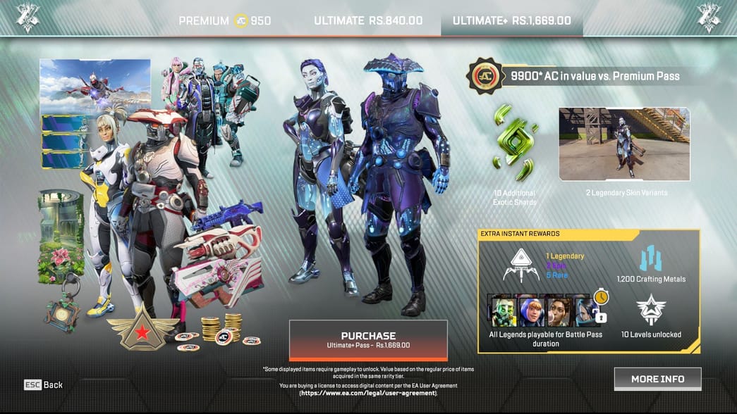 Apex Legends Season 26 Split 2 Battle Pass: All rewards, price, and is ...
