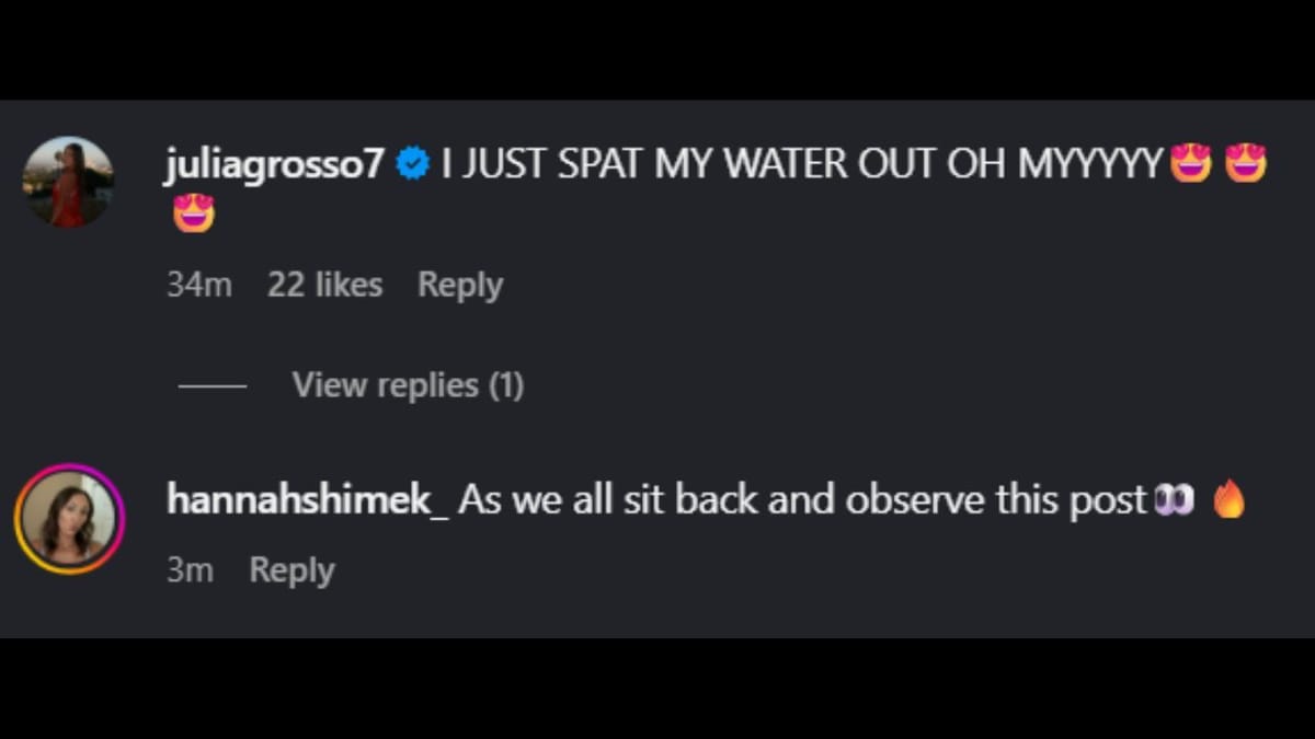 "I just spat my water out" - Jeremy Pena and Cal Raleigh's girlfriends ...