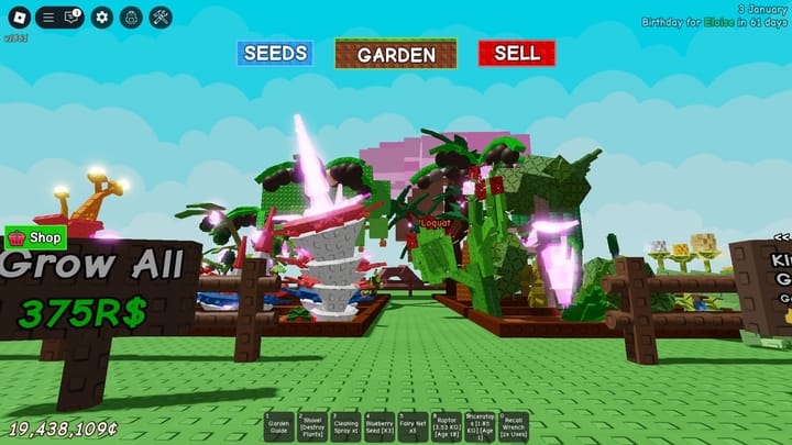 When does Admin Abuse start in Grow a Garden?