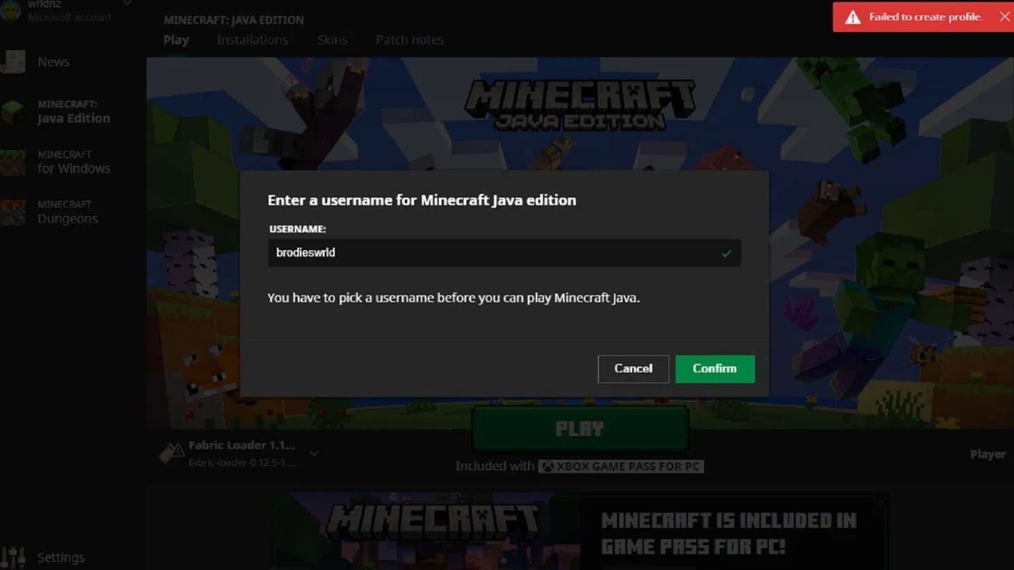 Minecraft "failed to create profile" error: Possible fixes explored
