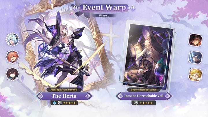 Honkai Star Rail Evernight banner: 4-stars and Light Cones