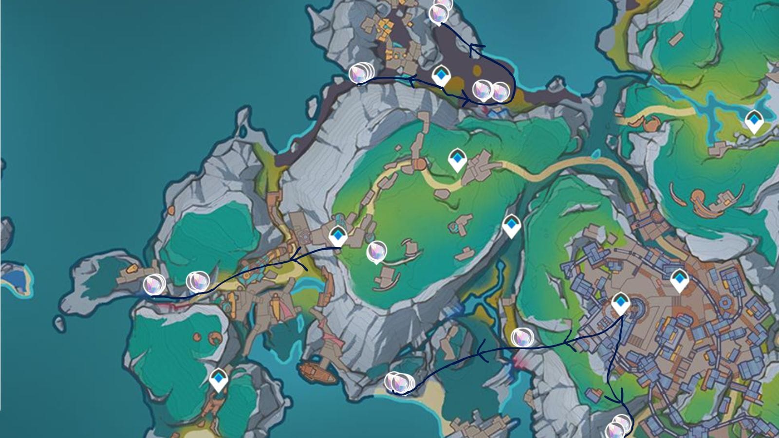 Genshin Impact Rainbowdrop Crystal locations and farming guide