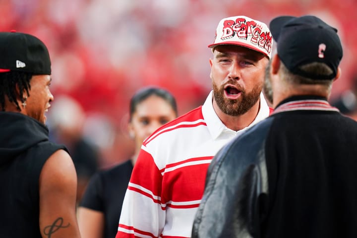 “Definitely been doing this for years”: NFL fans react as Travis Kelce ...