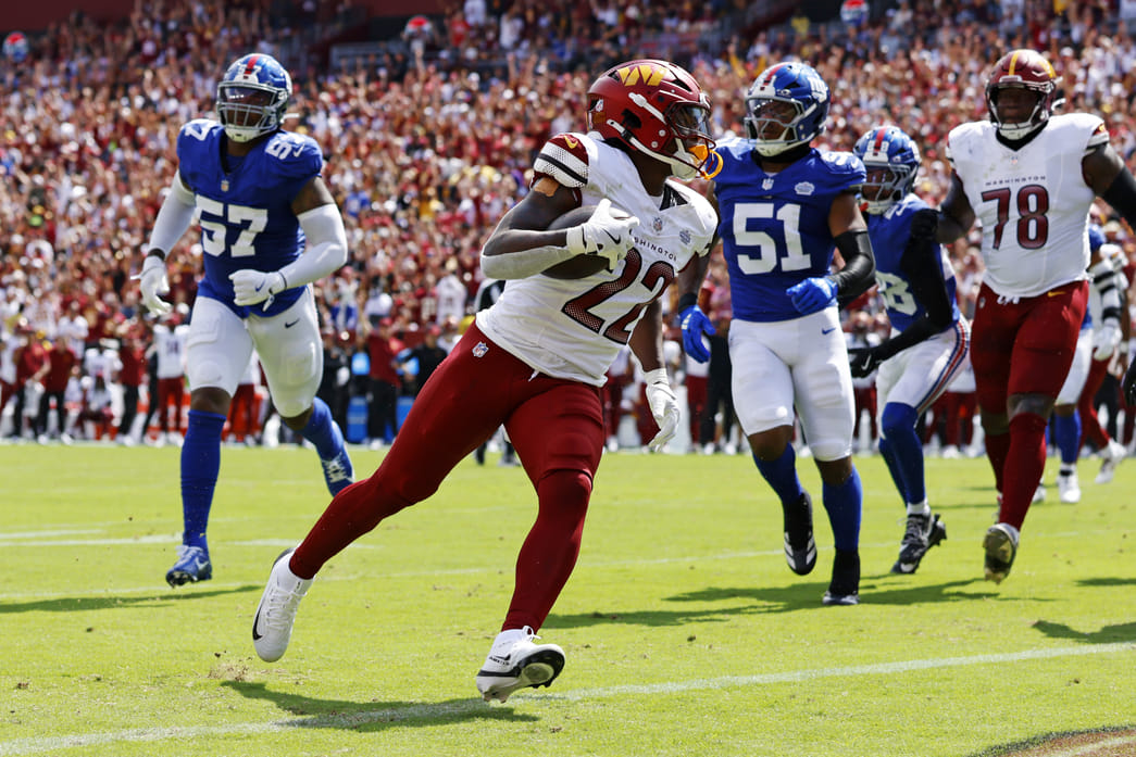 “First ever industry plant football player”: NFL fans troll Commanders ...