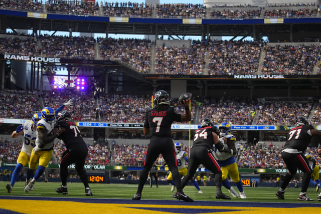 Watch: Female Texans fan gets beat up by Rams crowd, left injured after ...