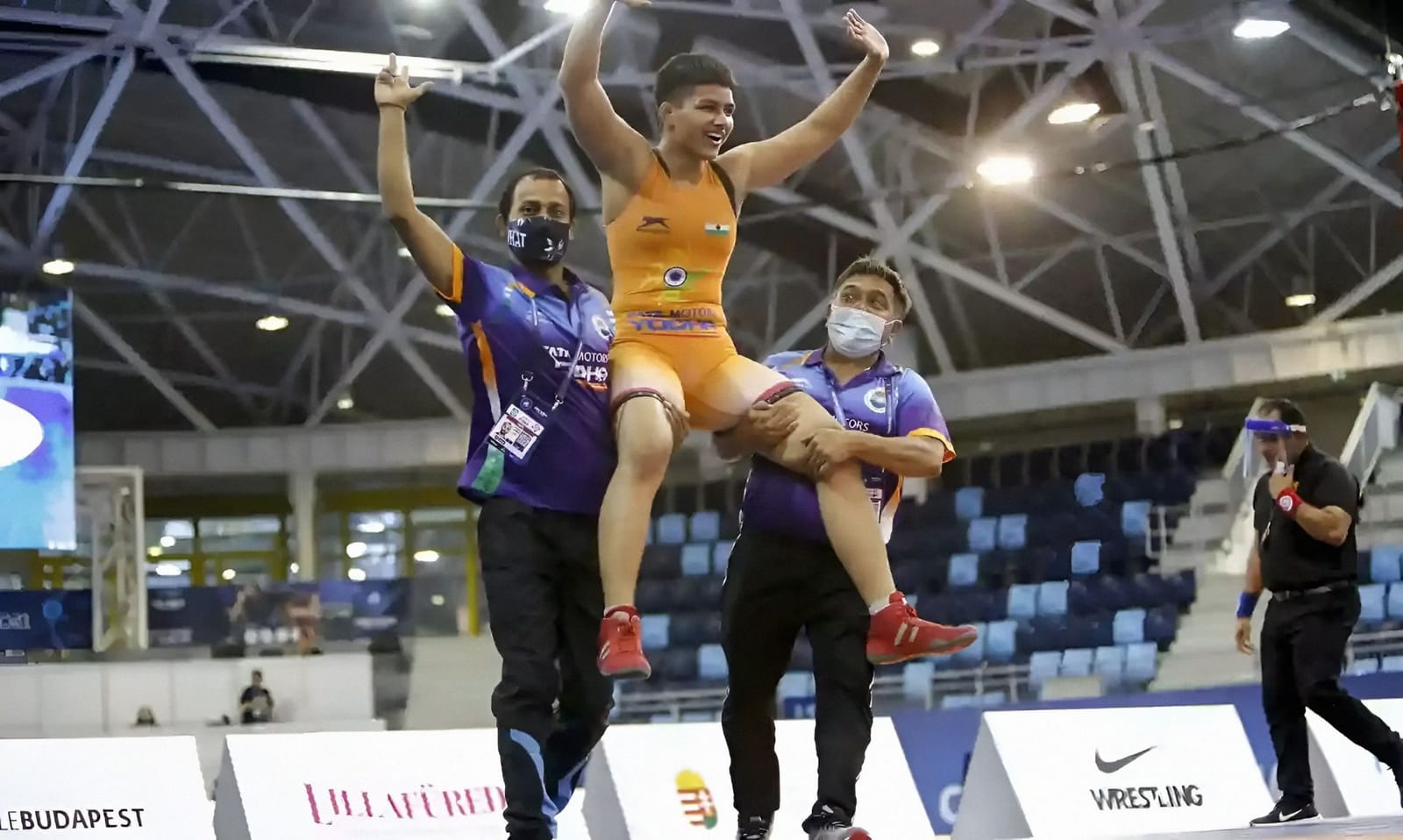 World Wrestling Championships 2025 Day 5: Antim Panghal Reaches Bronze ...