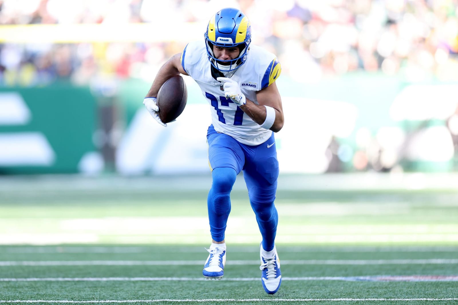 What happened to Puka Nacua? Bleeding Rams WR headed to locker room ...