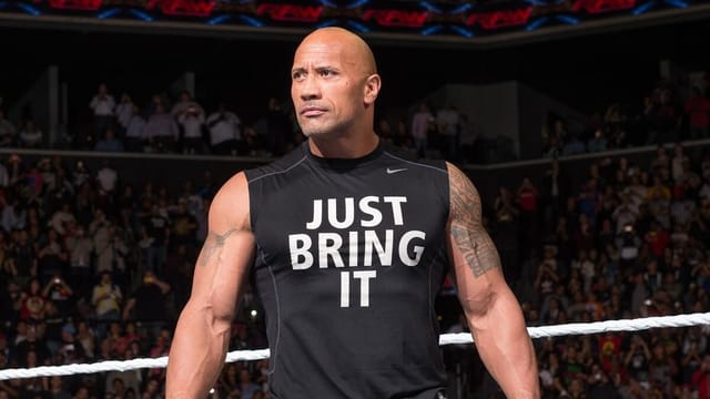 The Rock bursts into tears in very rare emotional moment