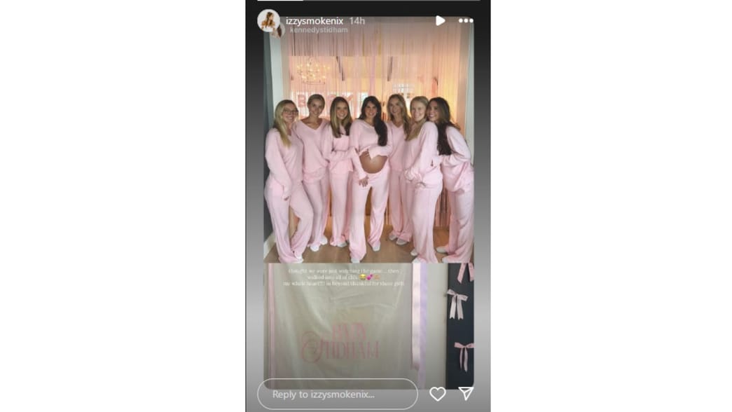 Bo Nix's wife Izzy surprises Jarrett Stidham's wife Kennedy with ...