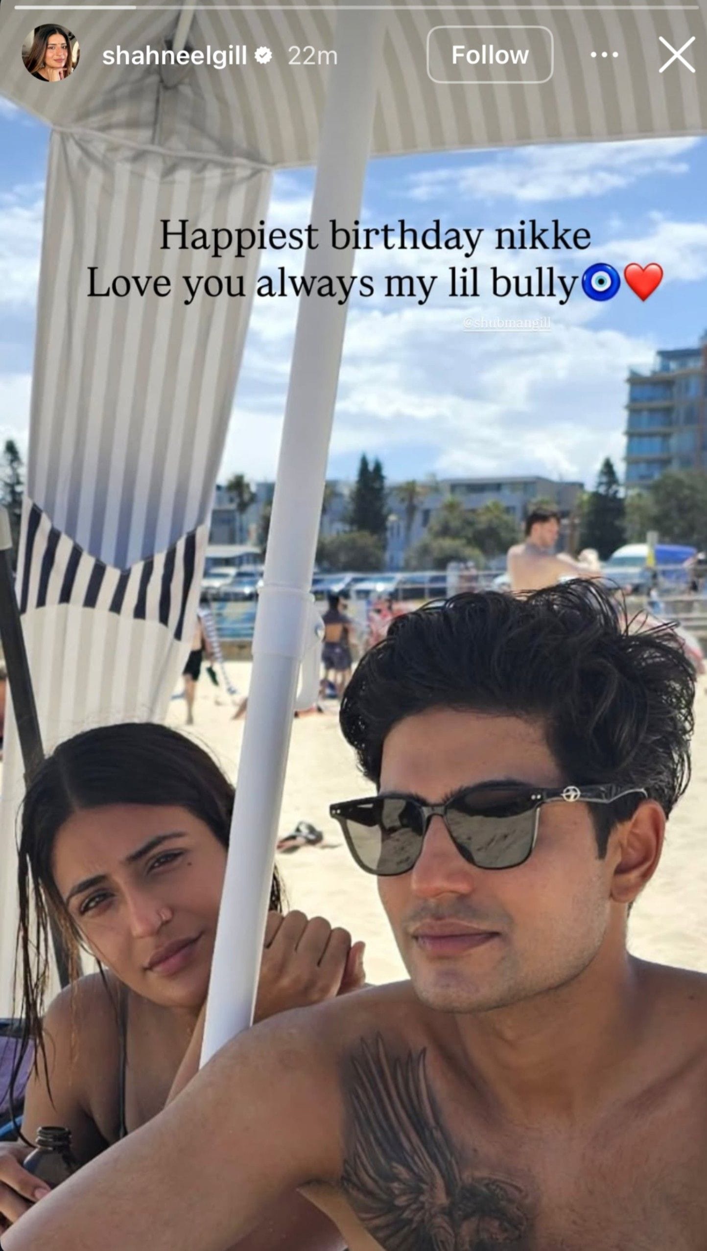 “My lil bully” - Shubman Gill’s sister shares heartwarming birthday ...