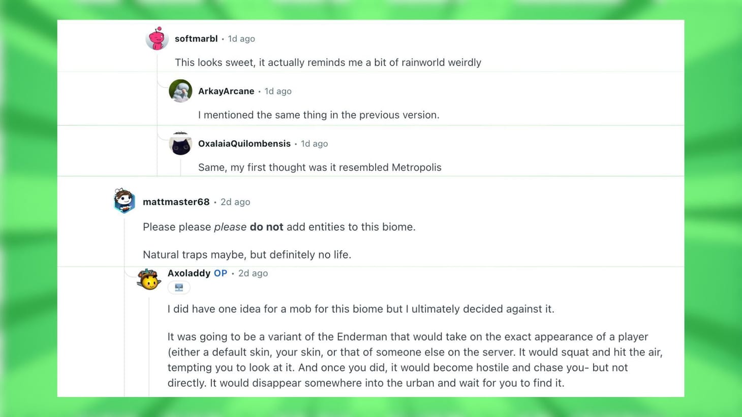 Minecraft fan adds a creepy biome to the End dimension