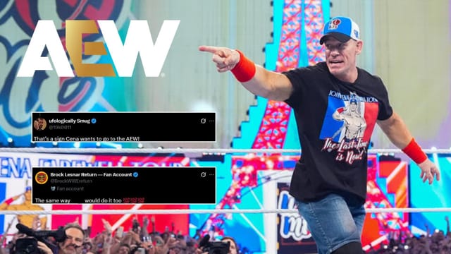 "That’s a sign Cena wants to go to the AEW!" - Fans erupt after John ...