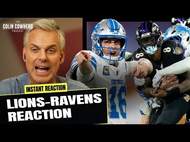 "They didn't look like Ben Johnson's Lions": Colin Cowherd makes ...
