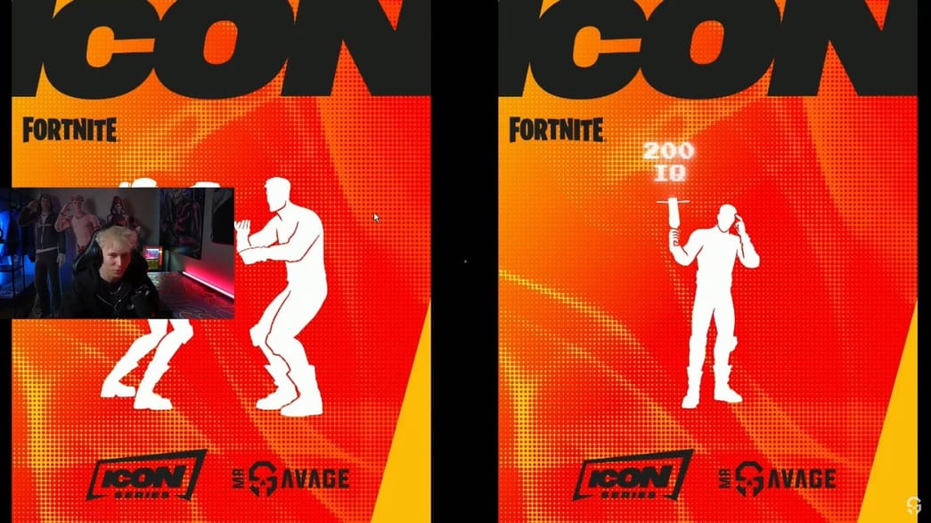 Fortnite streamer MrSavage confirms Icon Series skin on livestream