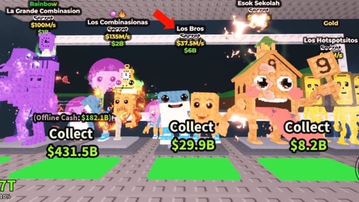 How to get Los Bros in Steal a Brainrot