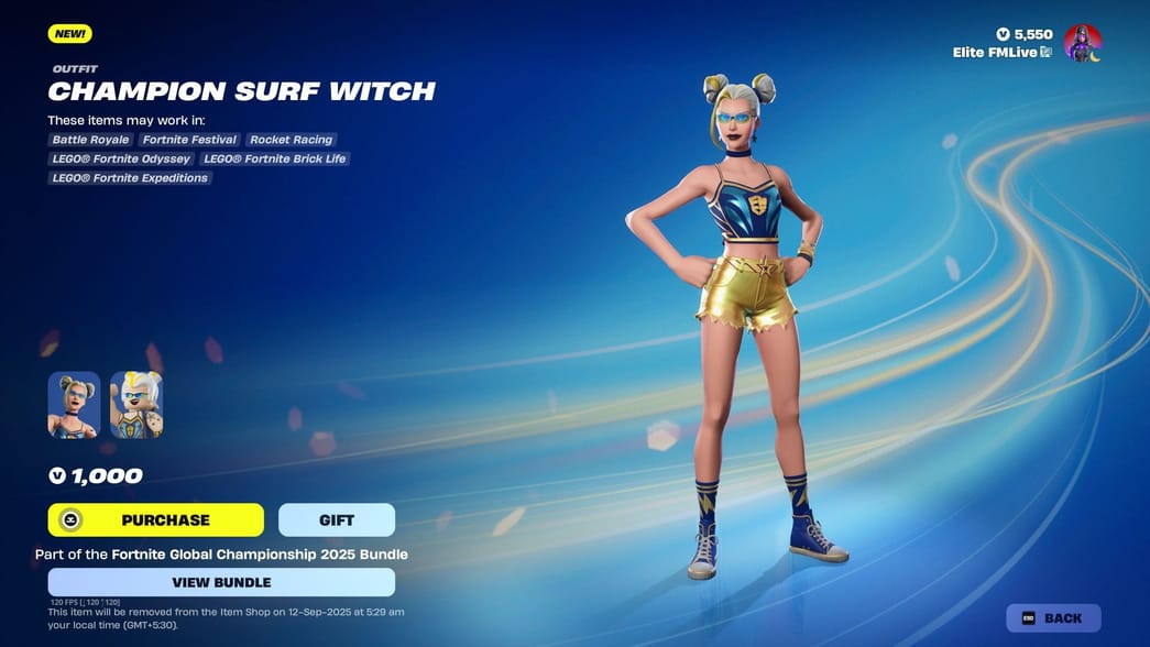 How to get Champion Surf Witch skin in Fortnite