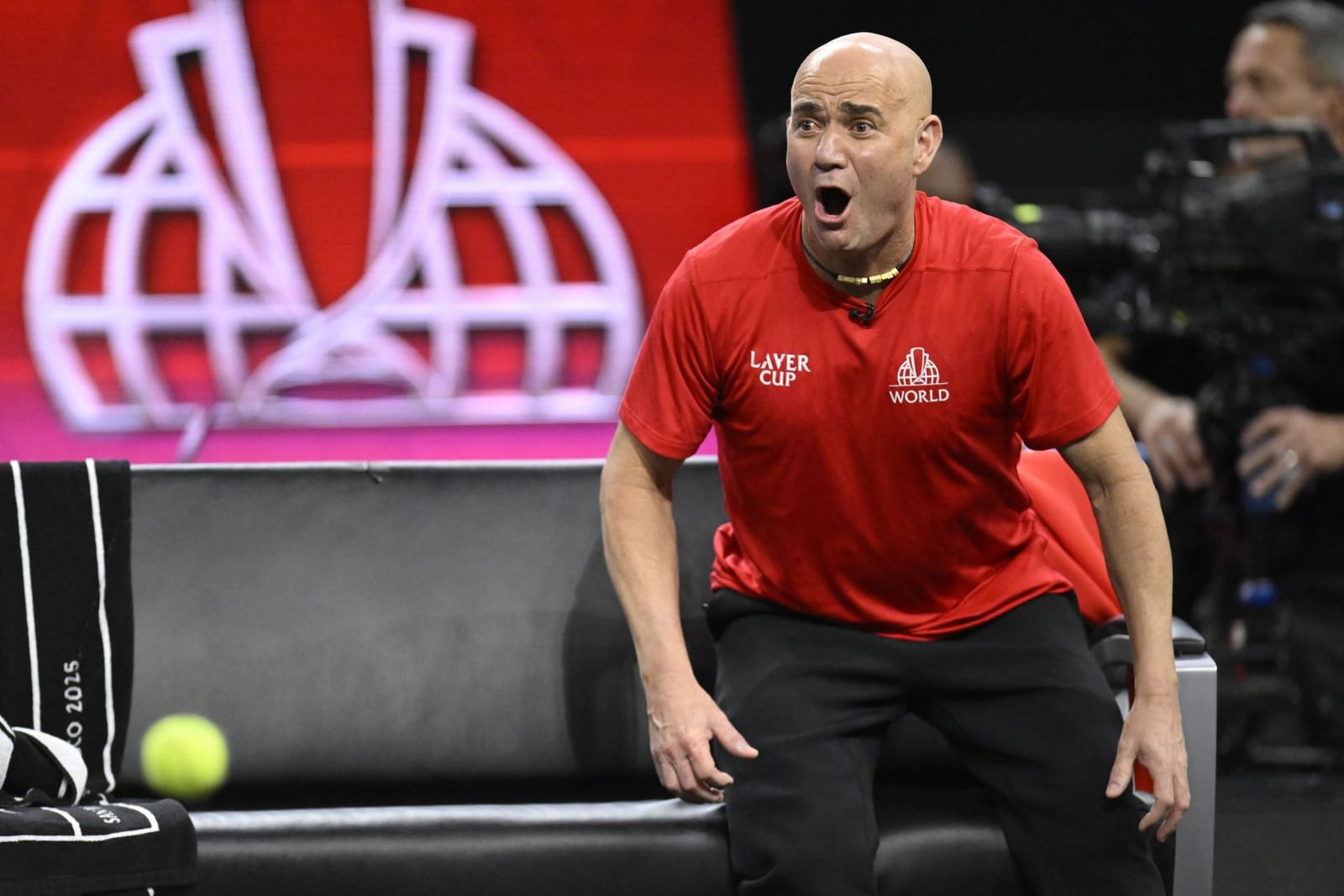 "It's the champagne" - Andre Agassi shares amusing response after Alex ...