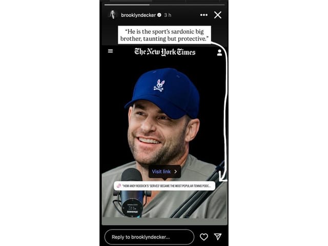 Andy Roddick's wife Brooklyn Decker beams with pride over American ...