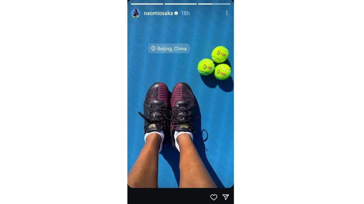 PICTURE: Naomi Osaka finally shakes off US Open heartbreak as Japanese ...