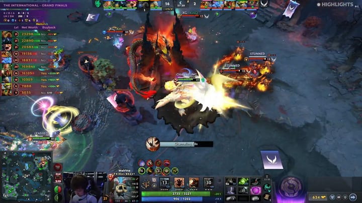 Dota 2 TI 14 Grand Final Falcons vs XG highlights: Falcons reigns supreme!