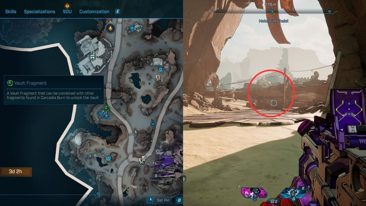 Borderlands 4: All Carcadia Burn Vault Key Fragment locations