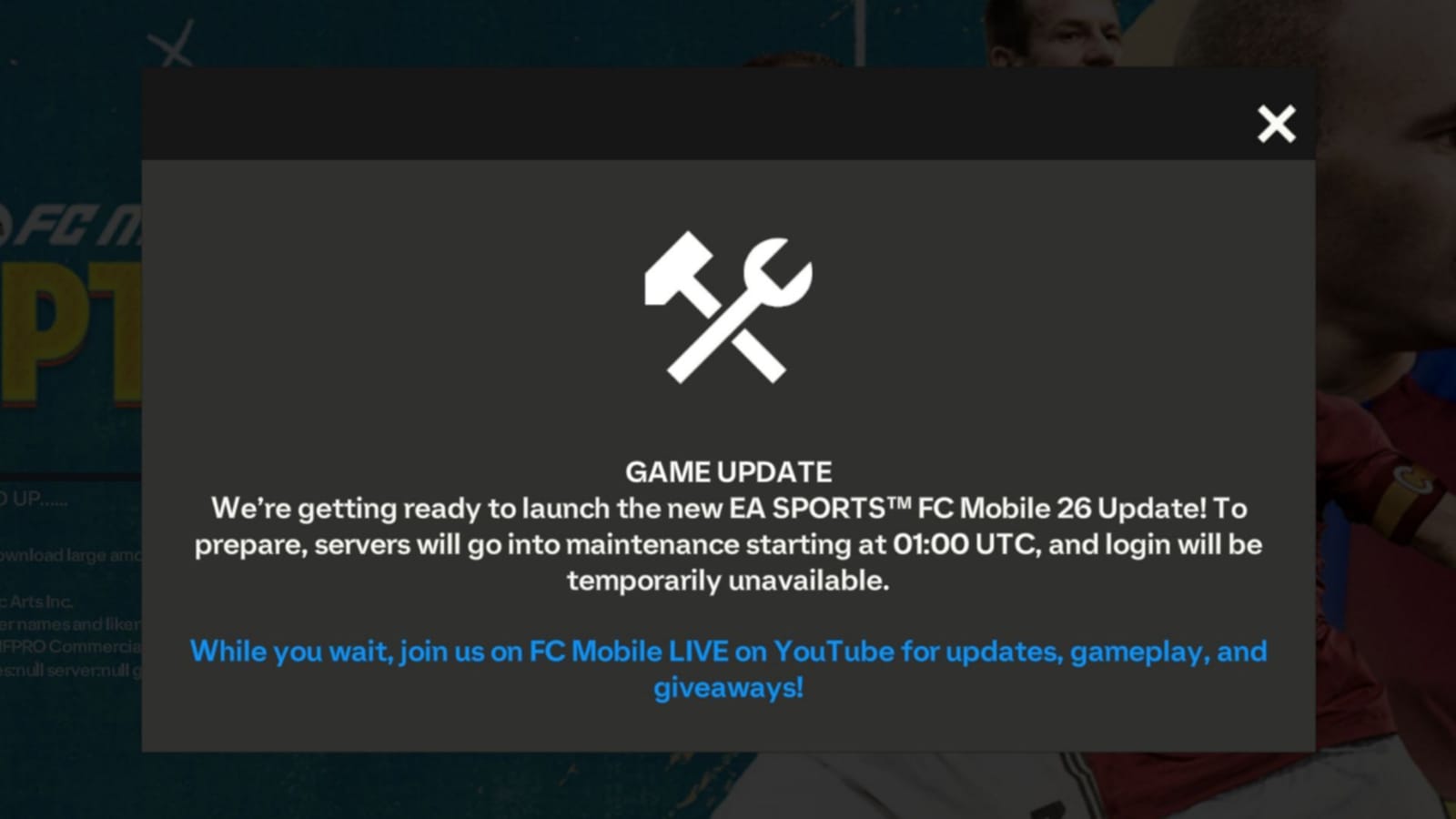 EA FC Mobile server maintenance (September 25, 2025): When will the ...