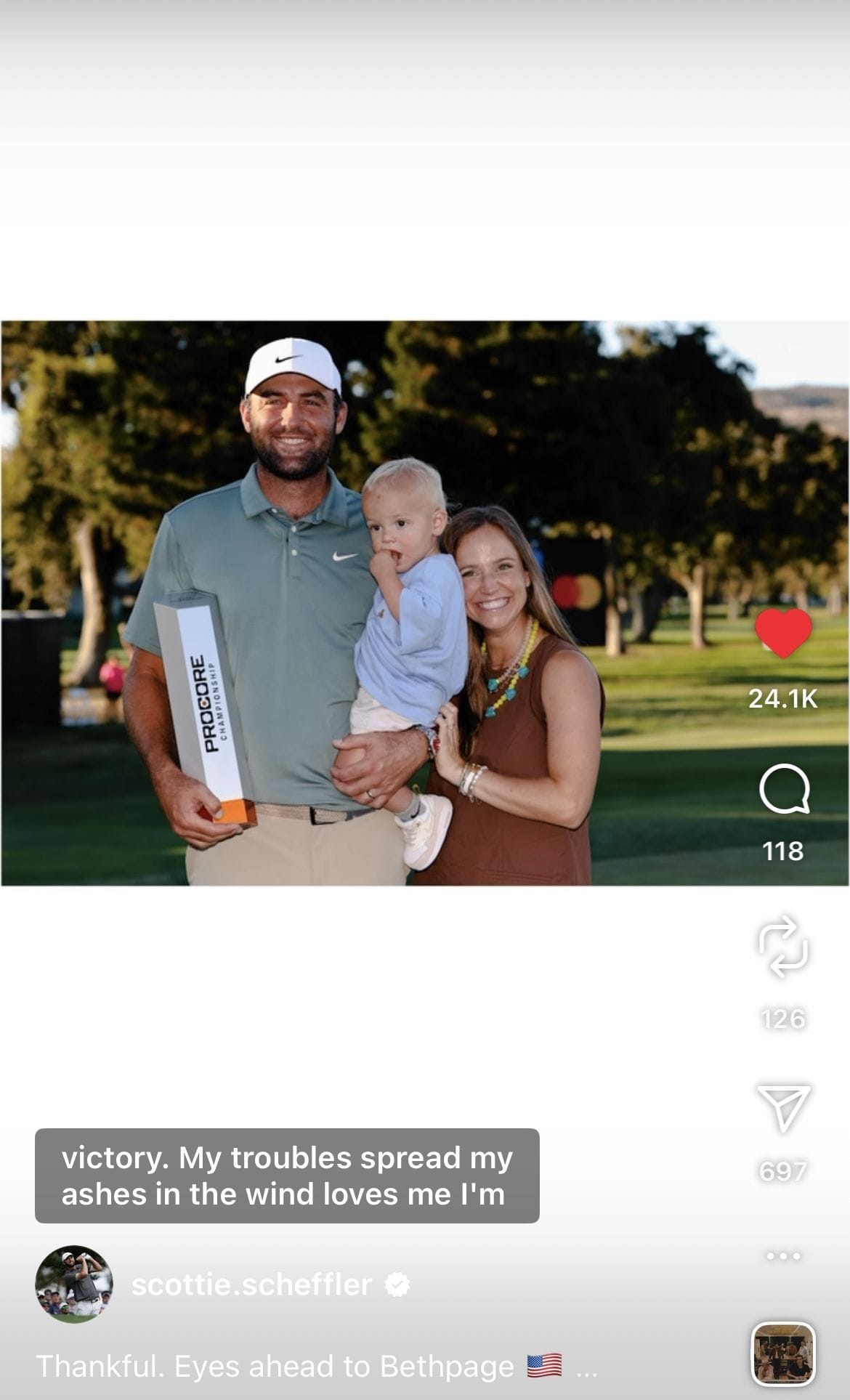 Scottie Scheffler and his wife Meredith enjoy their 'mom & dad date ...