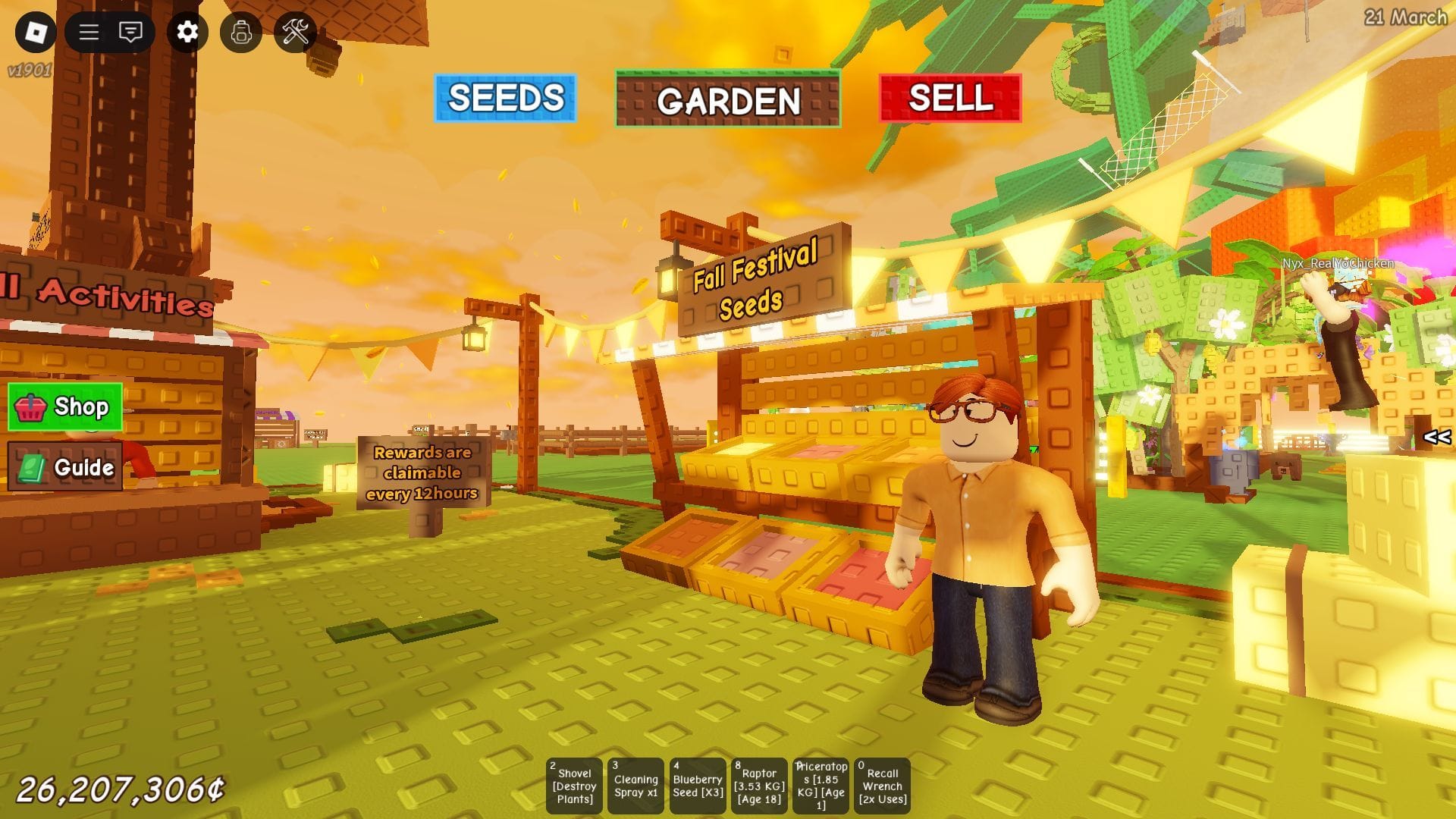Grow a Garden Firewell guide: Rarity, how to get, and more