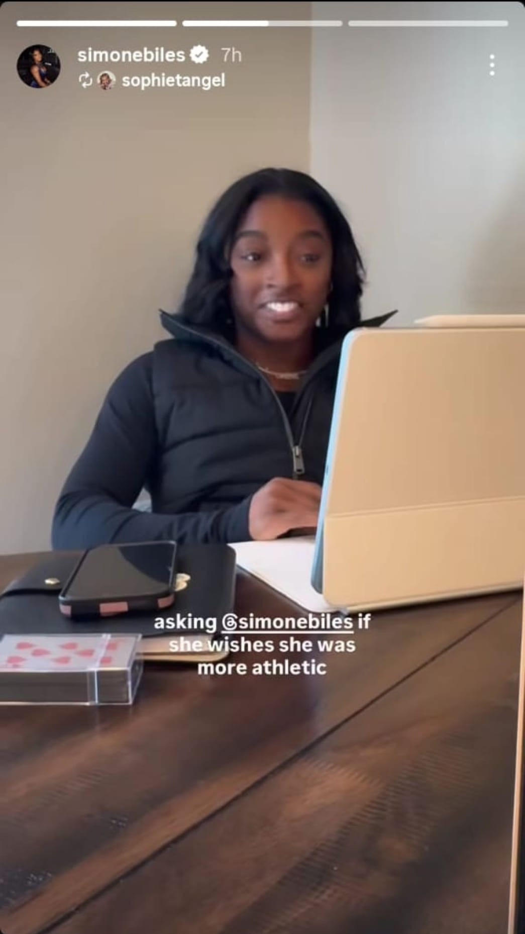 “Do you know who you're talking to?” - Simone Biles playfully shuts ...