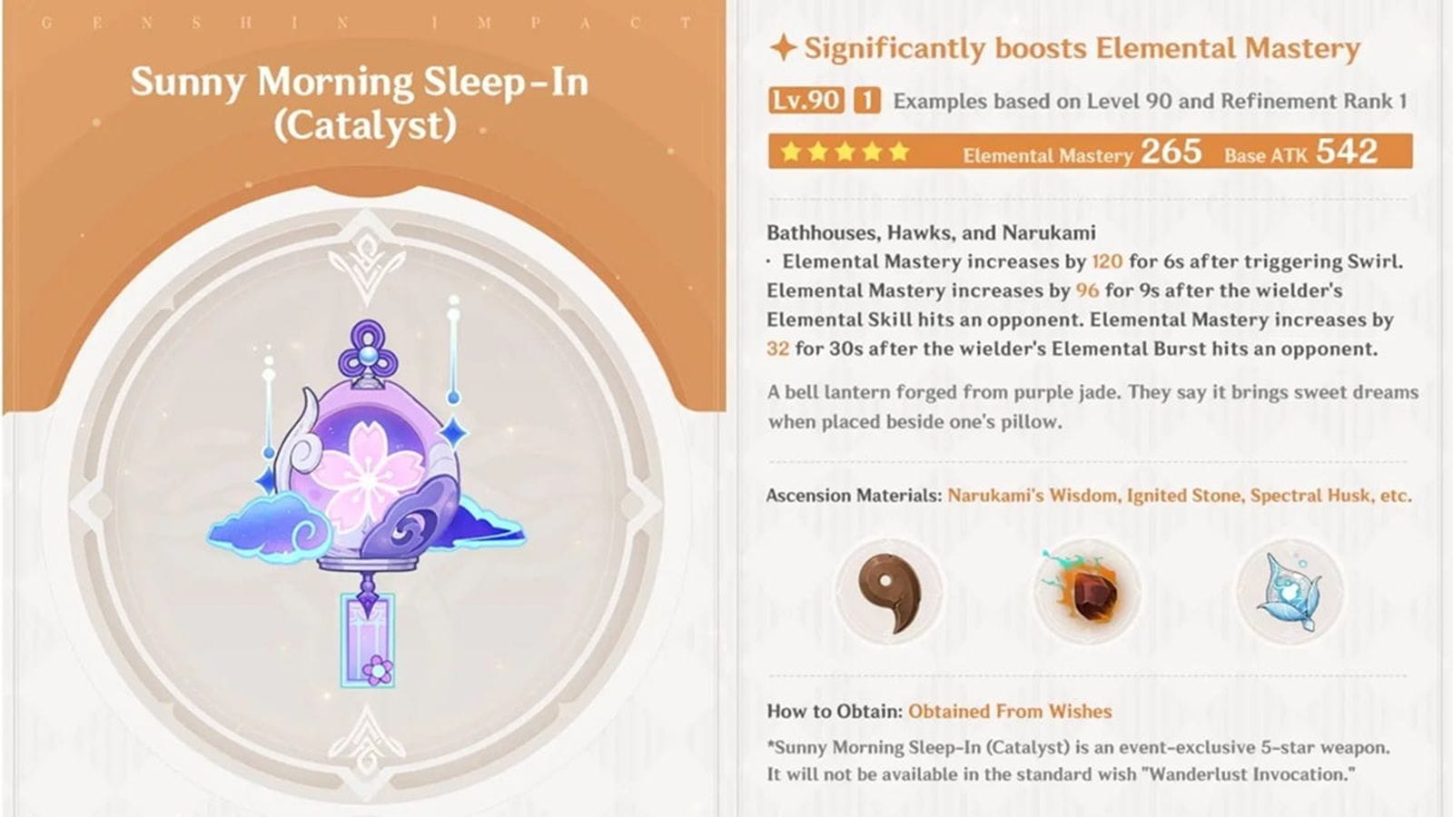 Best weapons for Lauma in Genshin Impact