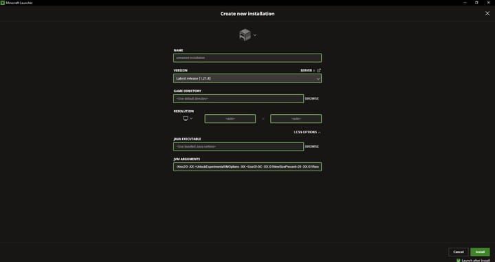 How to download Minecraft 1.21.9 update for Java Edition