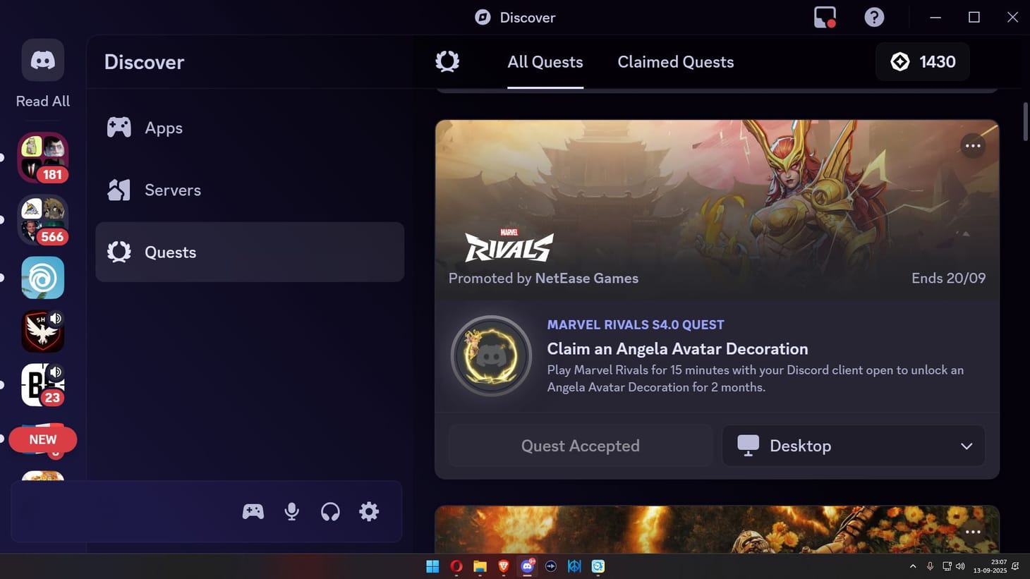 Marvel Rivals Season 4 Discord quest: How to get the free Angela avatar ...