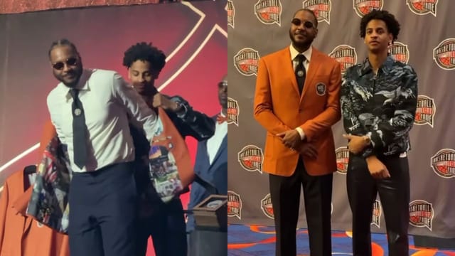 "He finally got a ring" - NBA fans react as Carmelo Anthony has Hall of ...