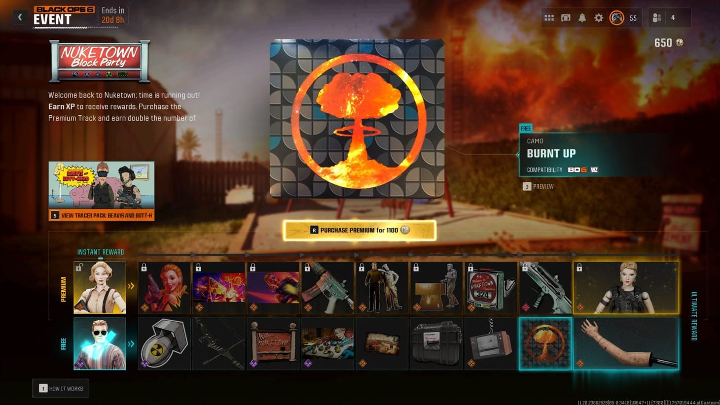 How to unlock Burnt Up animated camo for free in Black Ops 6 and Warzone