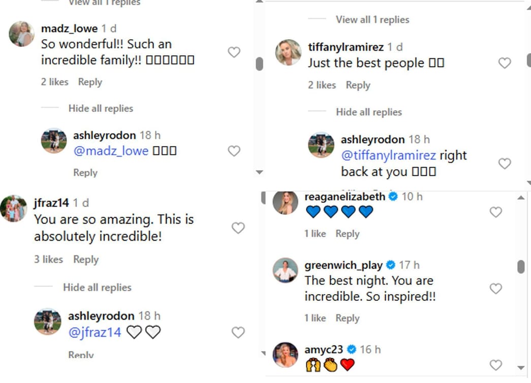 MLB wives react as Carlos Rodon's wife Ashely wraps up Willow gala with ...