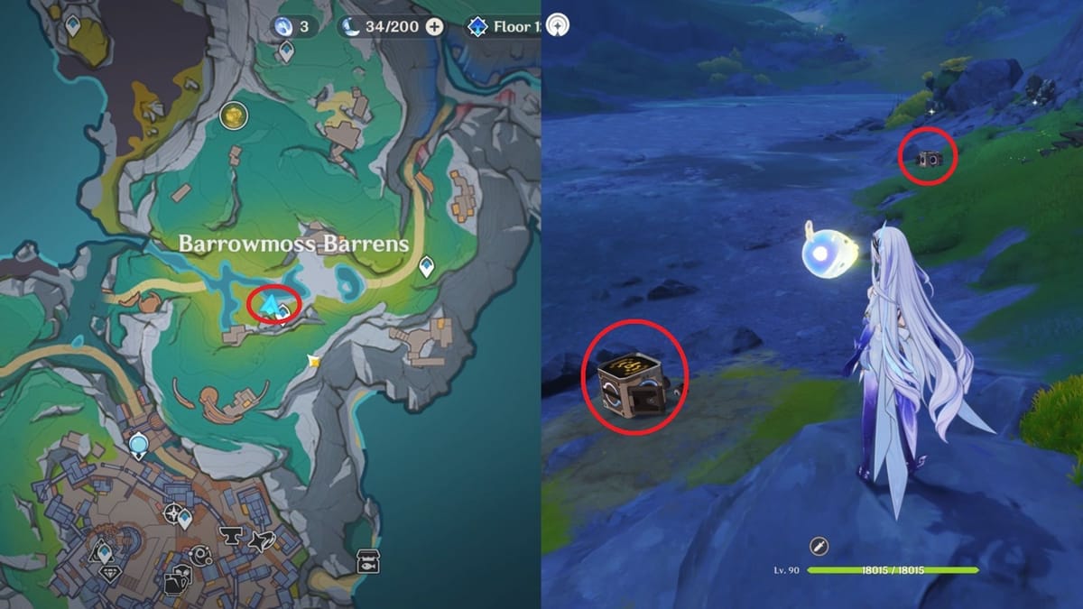 Genshin Impact: How to find all 10 bots in Barrowmoss Barrens