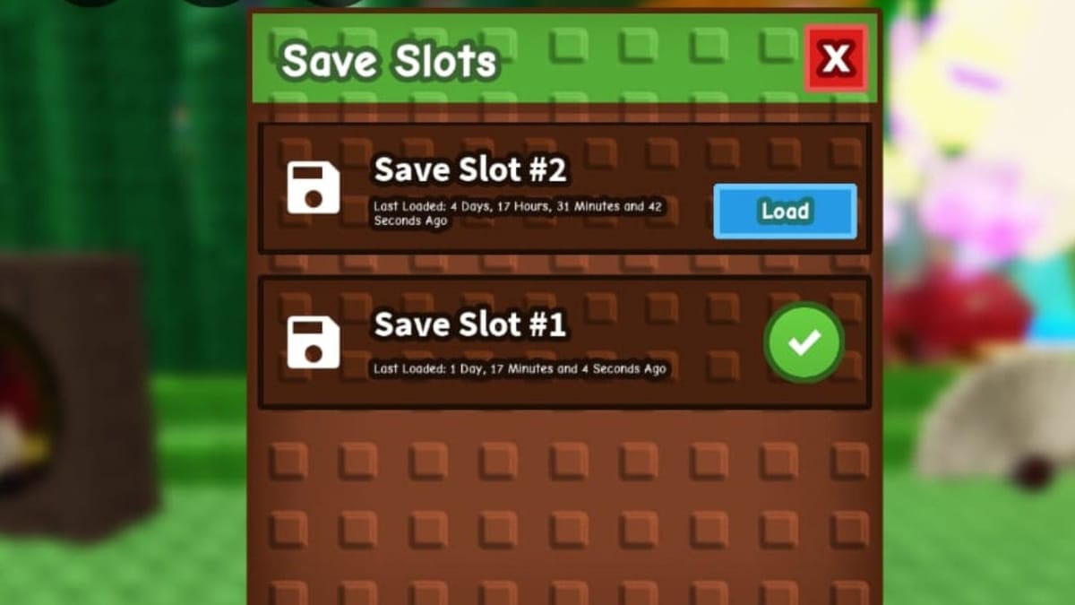 How to make and use save slots in Grow a Garden