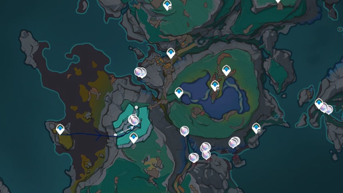 Genshin Impact Rainbowdrop Crystal locations and farming guide