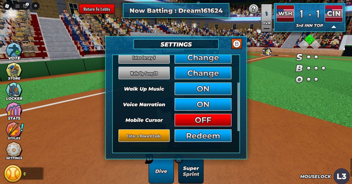 Superstar Baseball codes (June 2026)