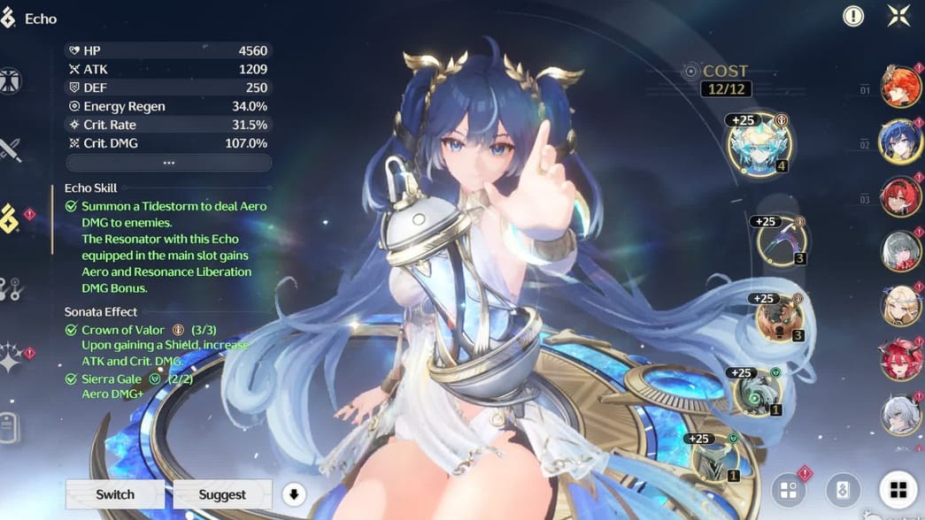 Best Iuno build guide in Wuthering Waves: Echoes, weapons, and teams