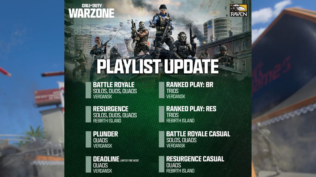 Warzone Season 5 Reloaded playlist update: Everything we know