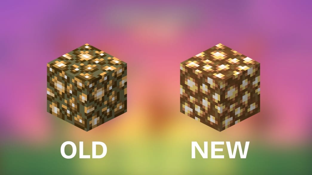 What was the Minecraft texture update?