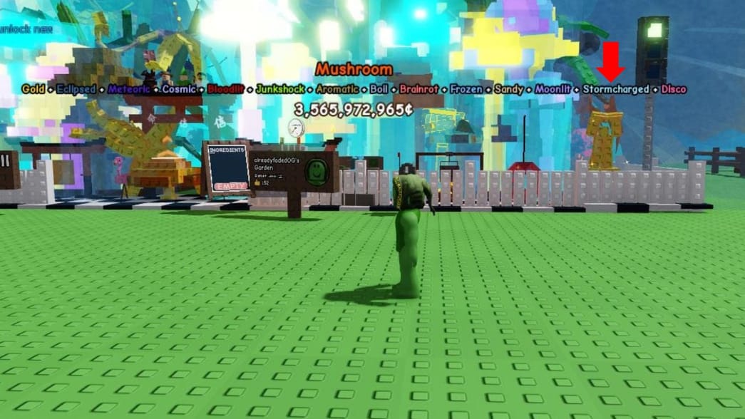 Grow a Garden Stormcharged Mutation guide