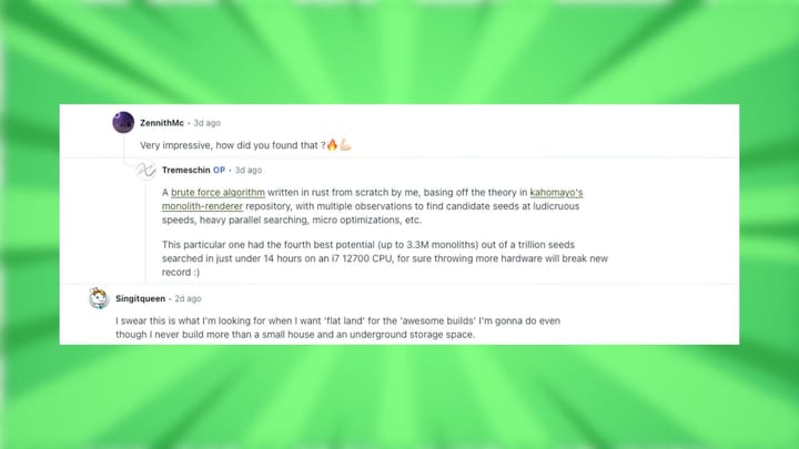 Player discovers 3-million-block-wide monolith in Minecraft Alpha