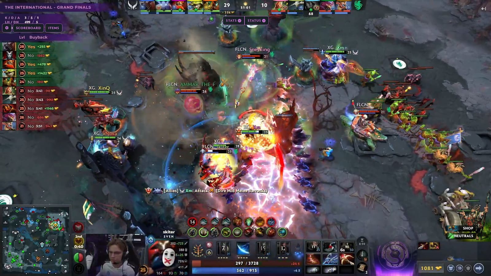 Dota 2 TI 14 Grand Final Falcons vs XG highlights: Falcons reigns supreme!