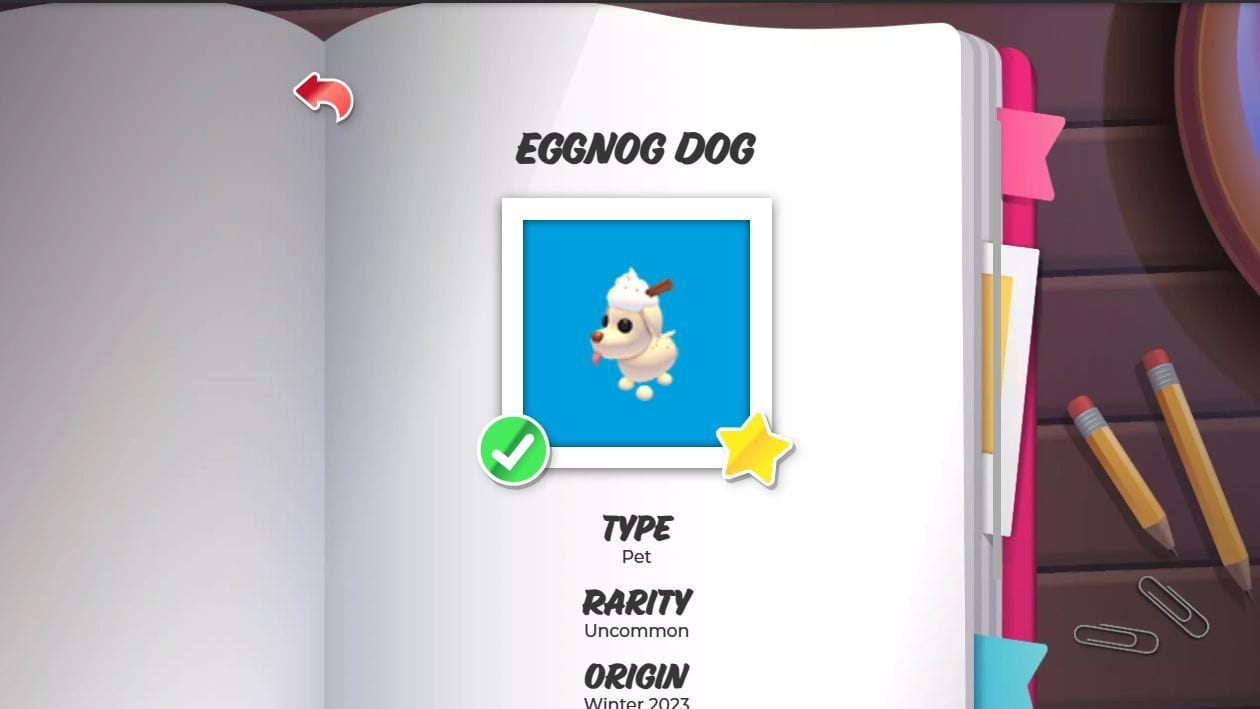 How to adopt Eggnog Dog in Adopt Me