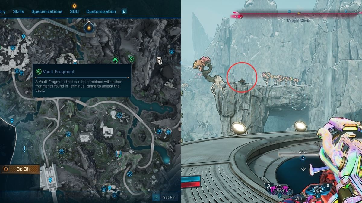 Borderlands 4: All Terminus Range Vault Key Fragment locations